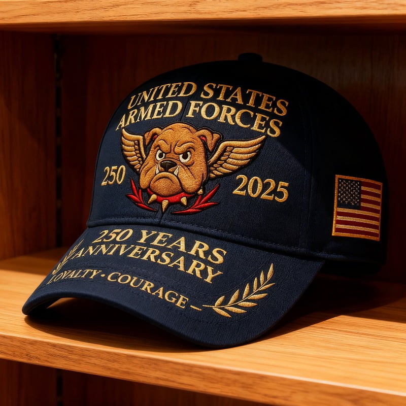 U.S. Armed Forces 250th Anniversary Hat 1775-2025, Courage Military ...