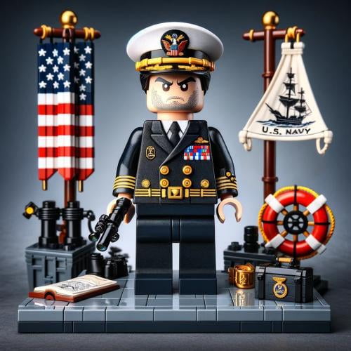 U.S. Armed Forces Building Blocks Figures -Army,Navy,Air Force,Marine ...