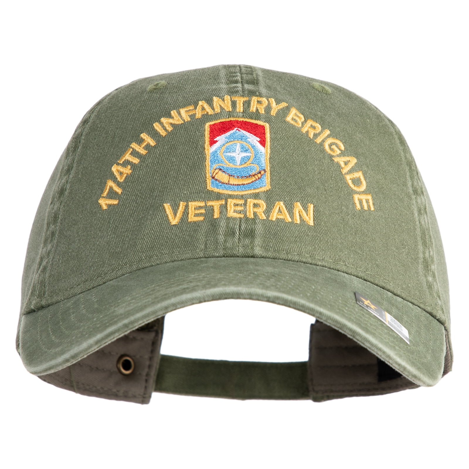 U.S. Army 174th Infantry Brigade Embroidered Washed Solid Pigment Dyed ...