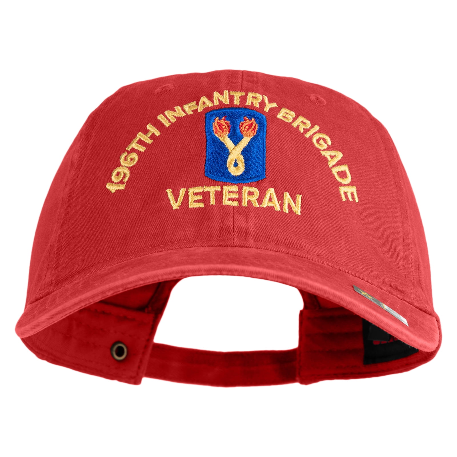 U.S. Army 196th Infantry Brigade Embroidered Washed Solid Pigment Dyed ...