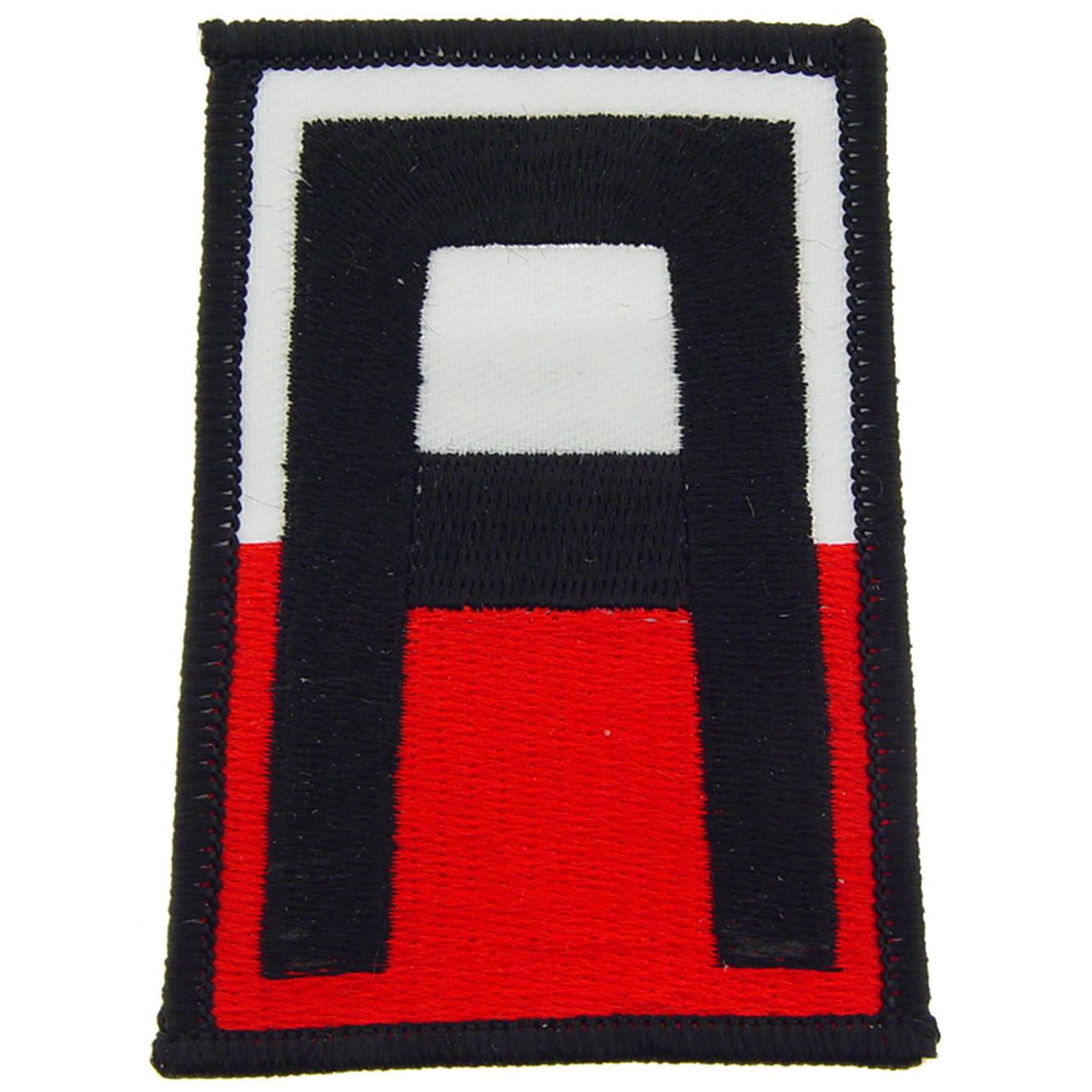 U.S. Army 1st Army Patch Red & Black 3" - Walmart.com