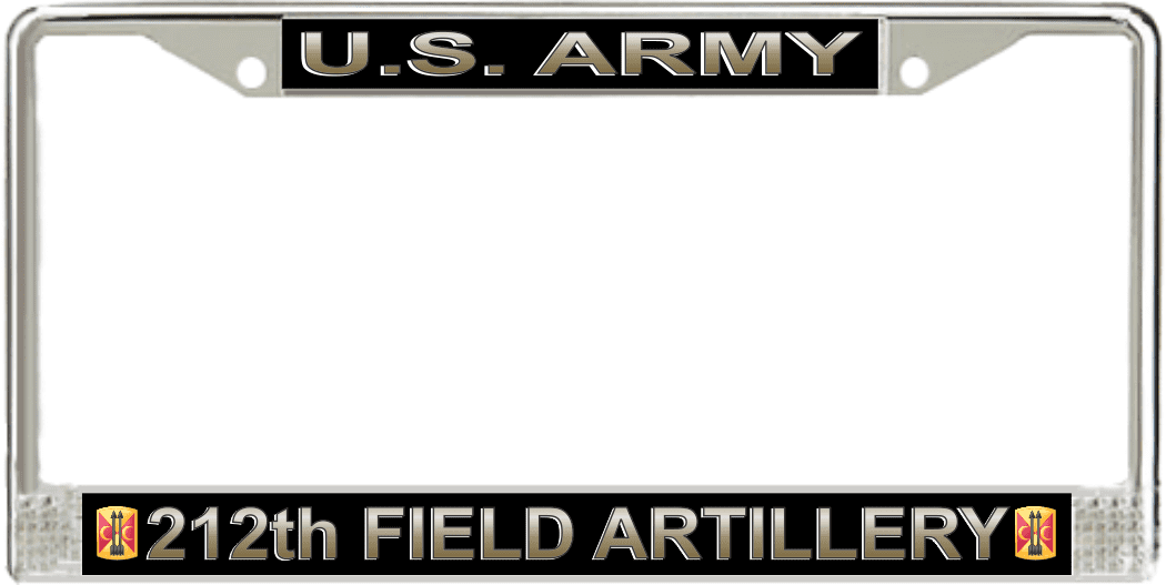 U.S. Army 212th Field Artillery Brigade License Plate Frame - Walmart ...