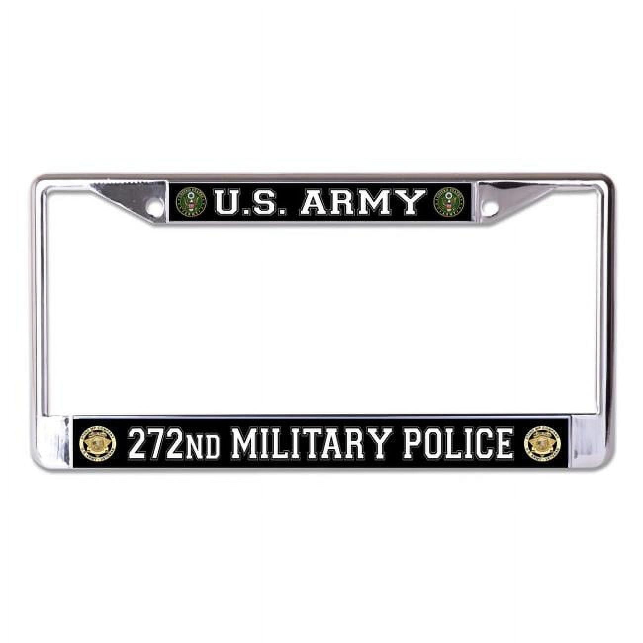 U.S. Army 272nd Military Police Chrome License Plate Frame - Walmart.com