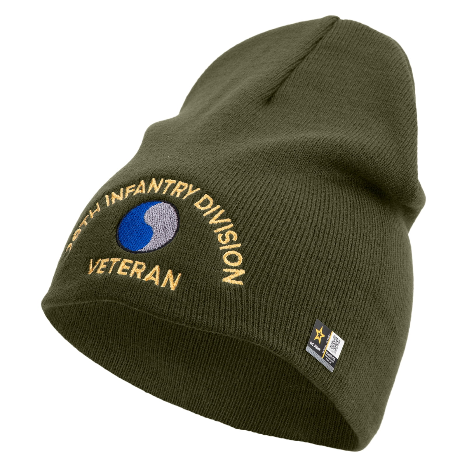 U.S. Army 29th Infantry Division Symbol Embroidered 8 Inch Solid Knit ...