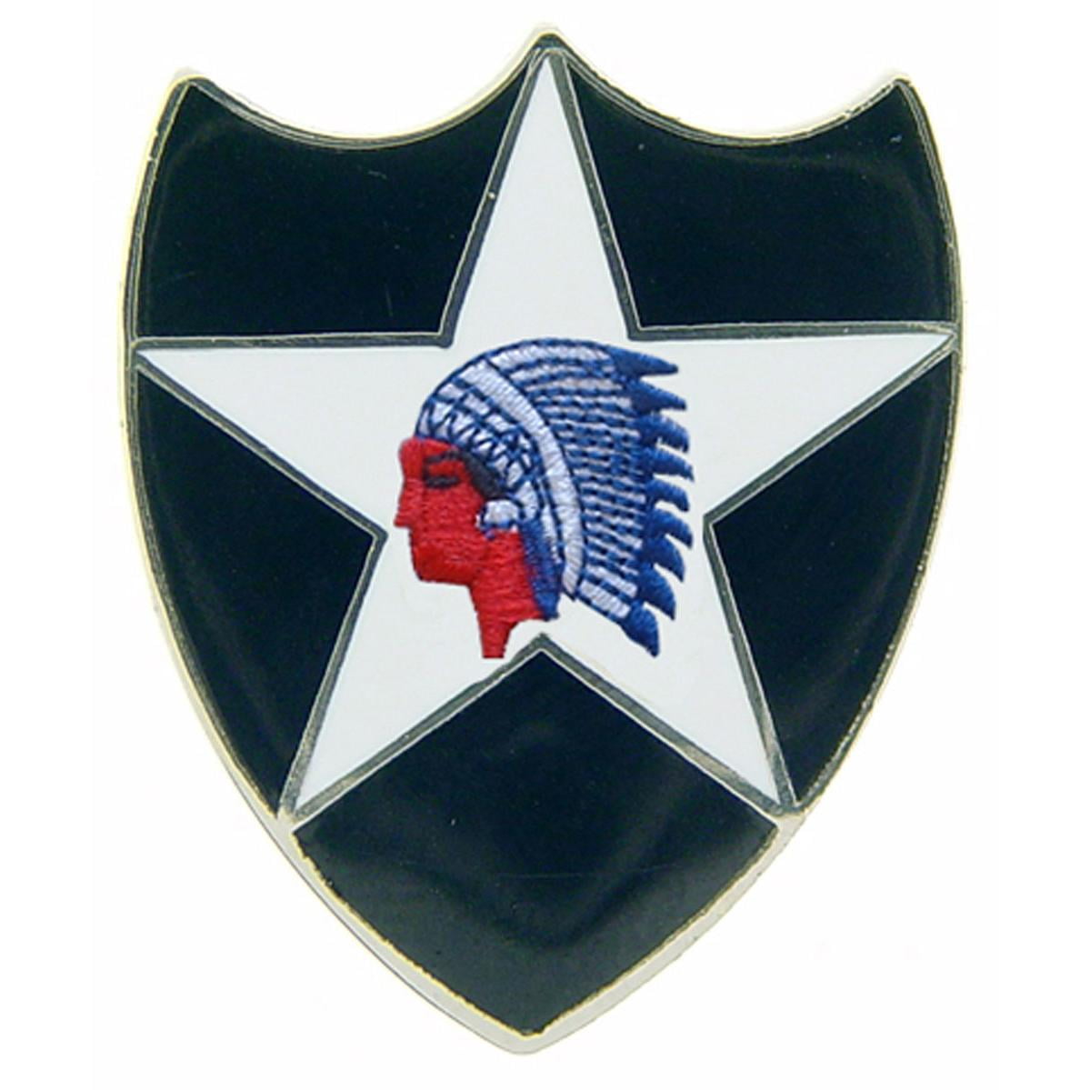 Eagle Emblems P14854 Pin - Army, 2nd Infantry Division - 1 in ...