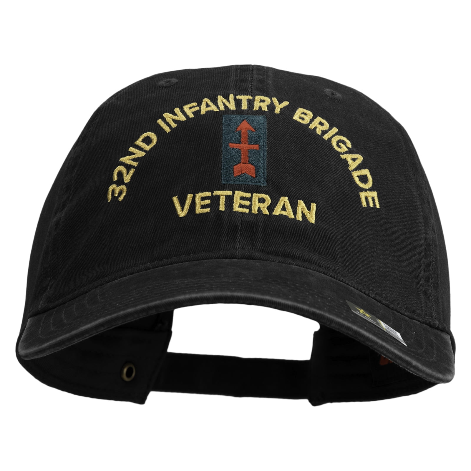 U.S. Army 32nd Infantry Brigade Embroidered Washed Solid Pigment Dyed ...