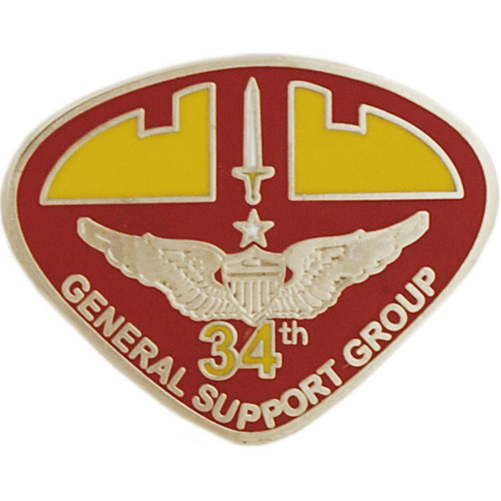 Eagle Emblems P14106 Pin - Army, 34th General Support - 1 in. - Walmart.com