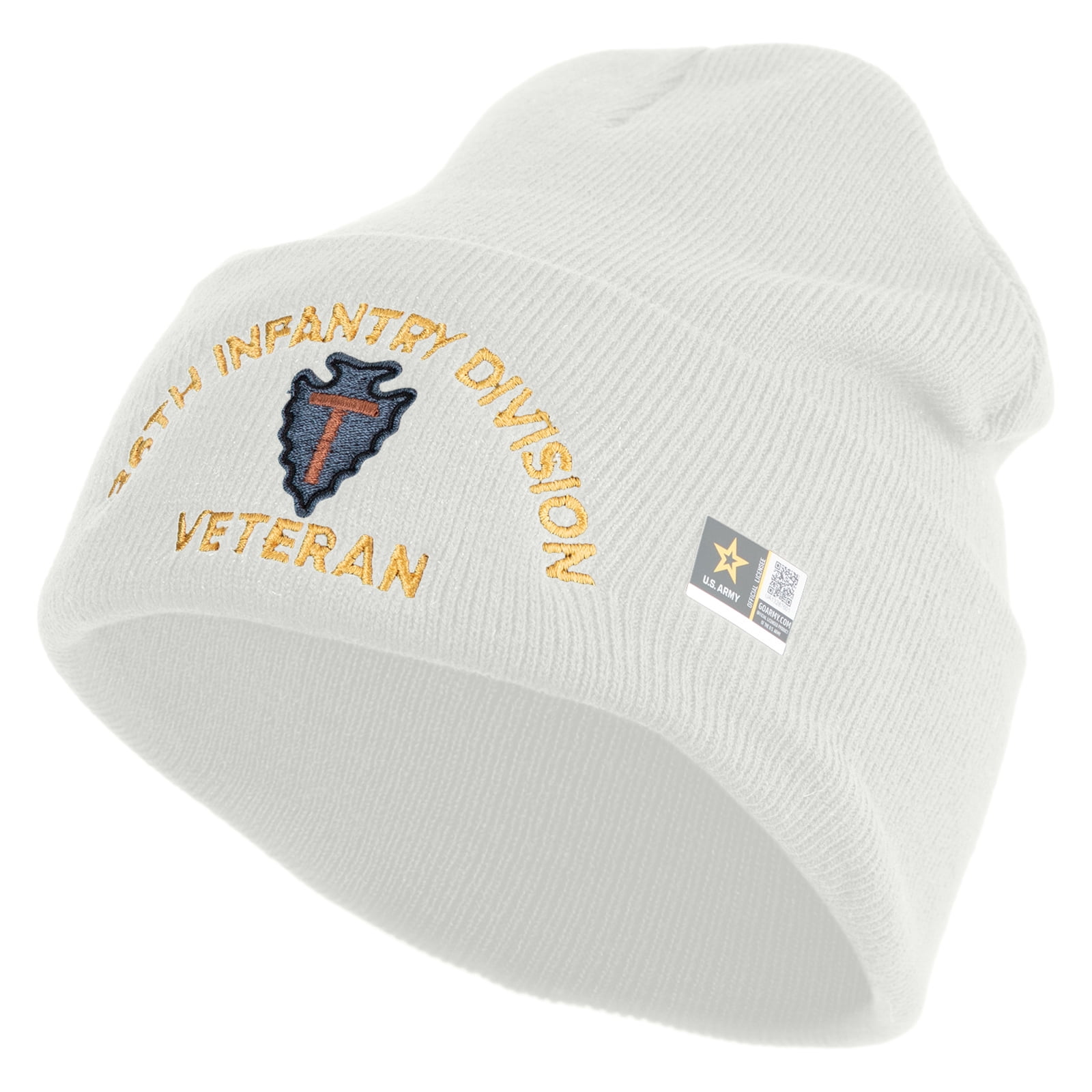 U.S. Army 36th Infantry Division Logo Embroidered 12 Inch Solid Knit ...