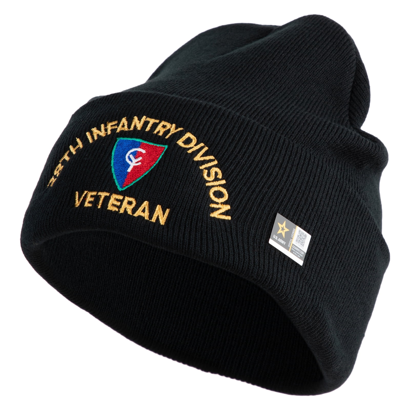 U.S. Army 38th Infantry Division Logo Embroidered 12 Inch Solid Knit ...