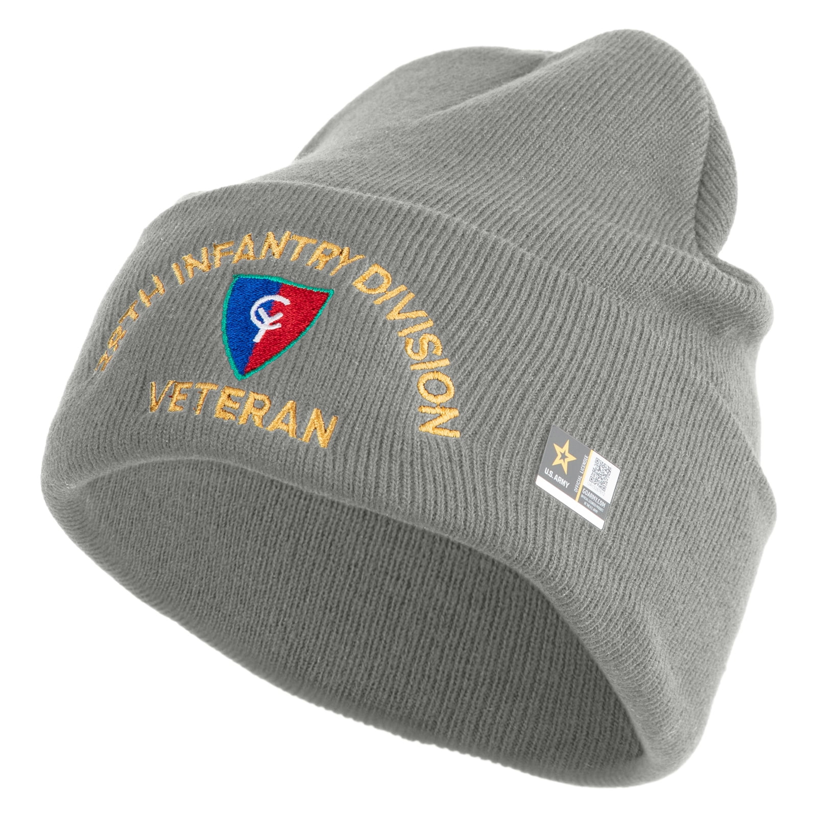 U.S. Army 38th Infantry Division Logo Embroidered 12 Inch Solid Knit ...