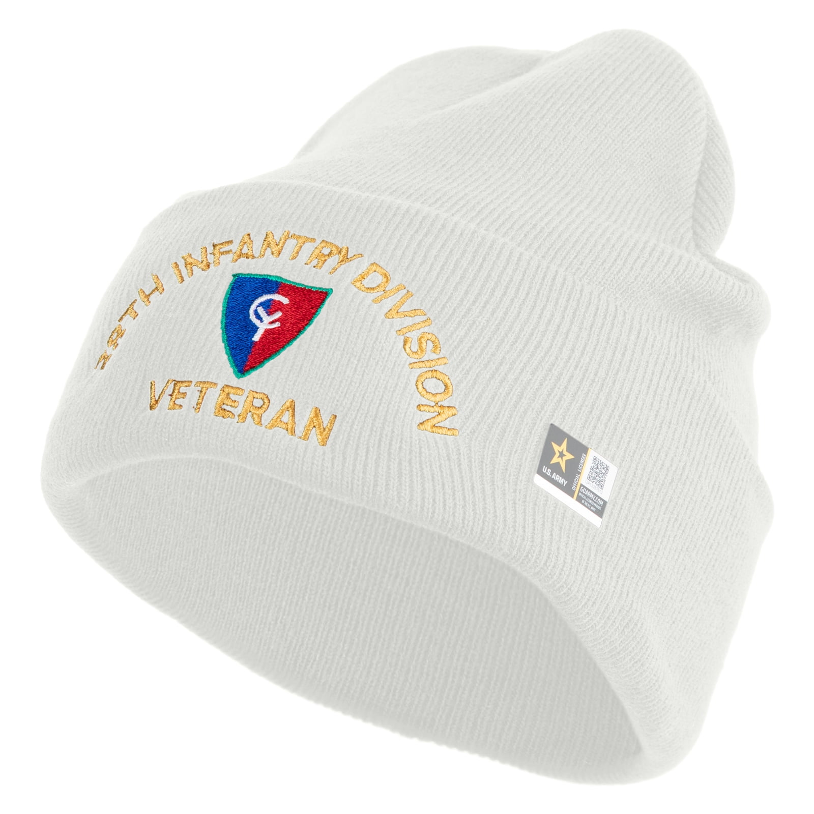 U.S. Army 38th Infantry Division Logo Embroidered 12 Inch Solid Knit ...