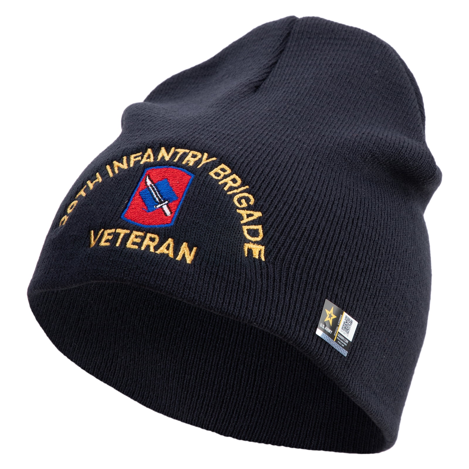 U.S. Army 39th Infantry Brigade Symbol Embroidered 8 Inch Solid Knit ...