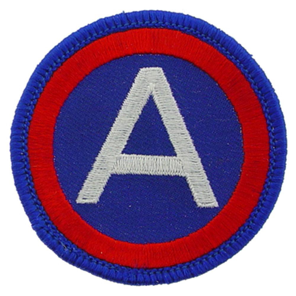 U.S. Army 3rd Army Patch Blue & Red 3" - Walmart.com