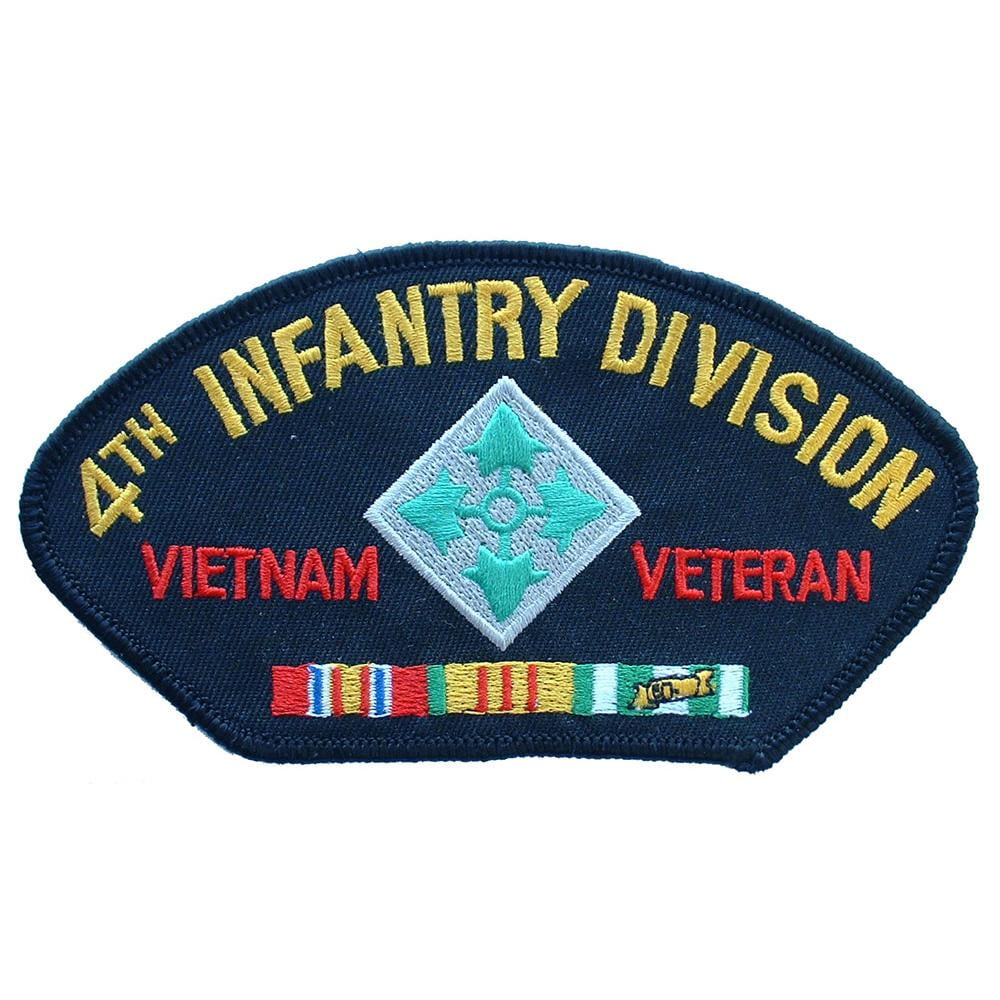 U.S. Army 4th Infantry Division Vietnam Veteran Patch - Walmart.com