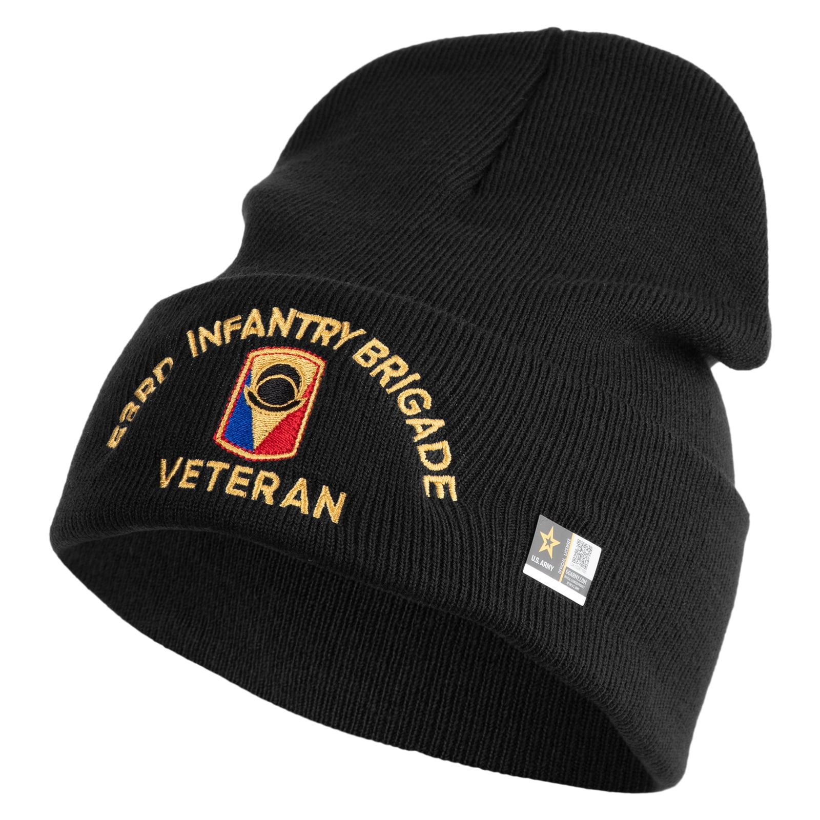 U.S. Army 53rd Infantry Brigade Logo Embroidered 12 Inch Solid Knit ...