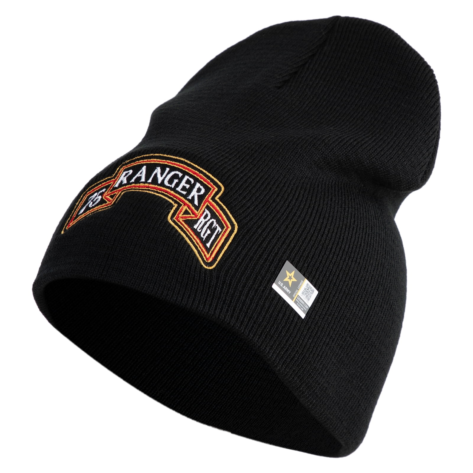 U.S. Army 75th Ranger Regiment Symbol Embroidered 8 Inch Solid Knit ...