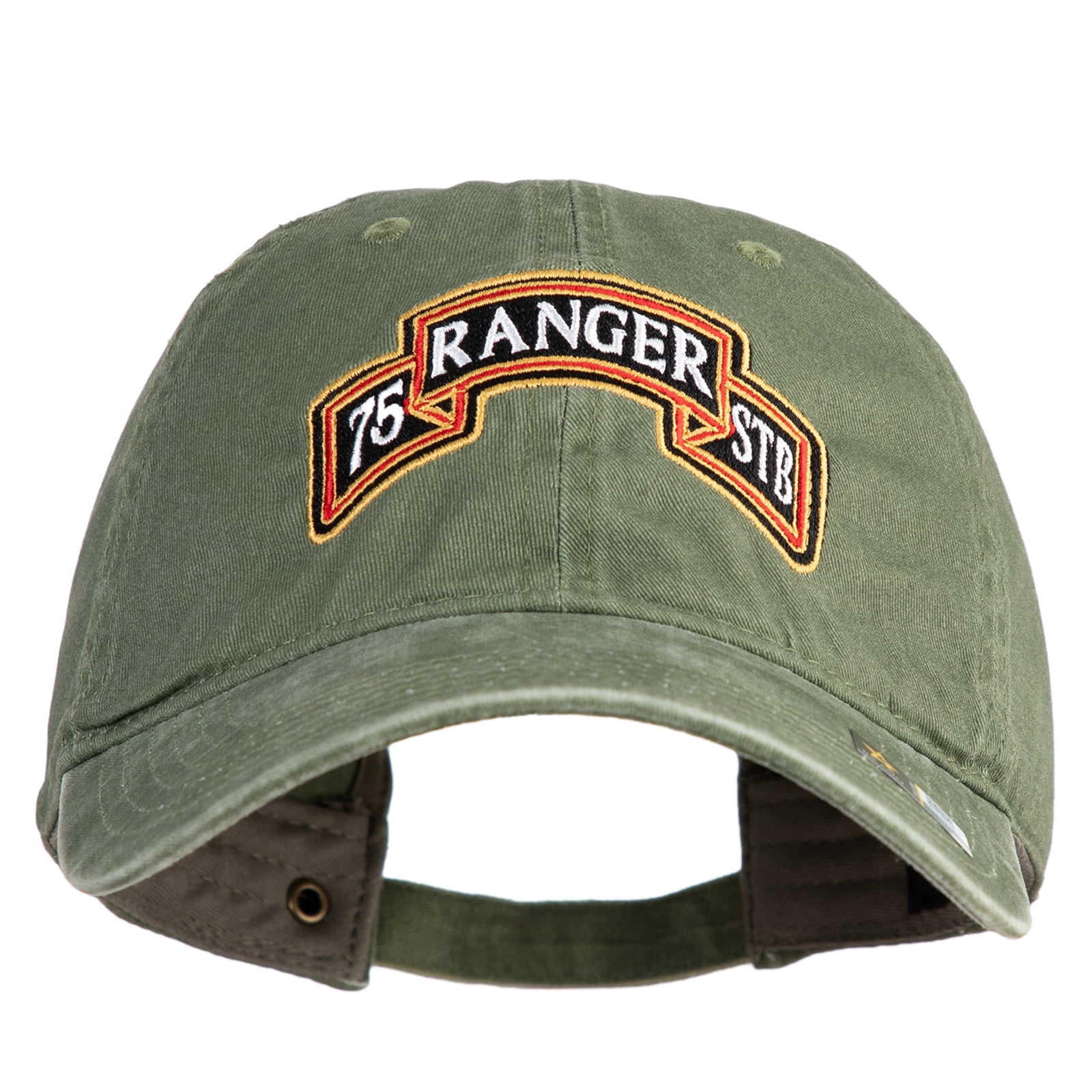 U.S. Army 75th Ranger Special Troops Battalion Embroidered Washed Solid ...