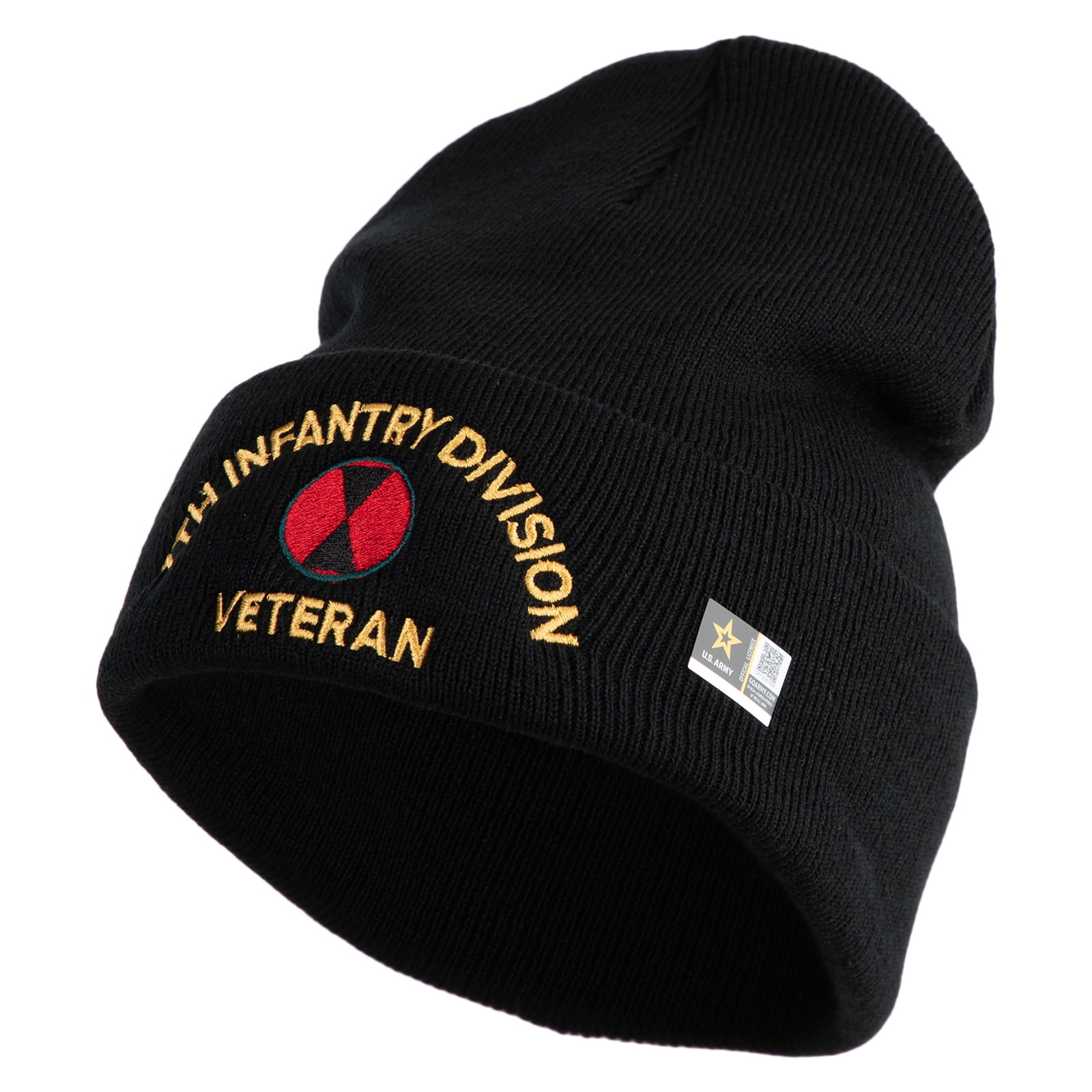 U.S. Army 7th Infantry Division Logo Embroidered 12 Inch Solid Knit ...