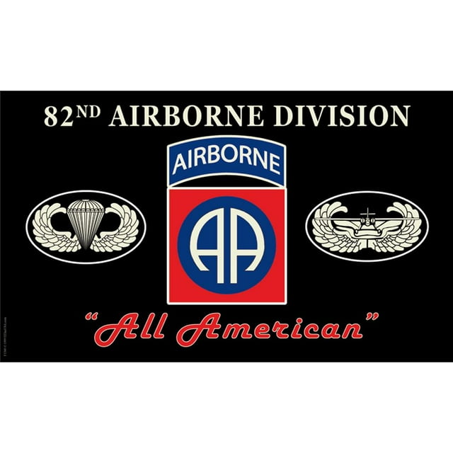 U.S. Army 82nd Airborne Division All American Flag with Grommets 3ft x ...