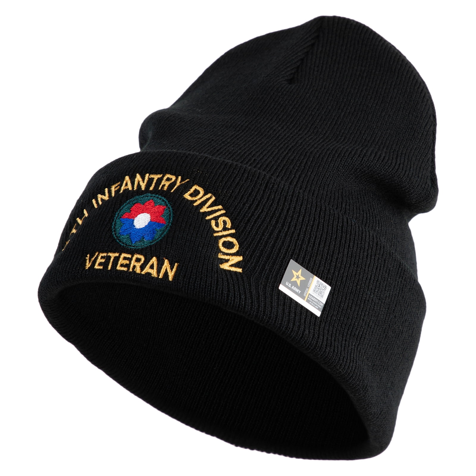 U.S. Army 9th Infantry Division Logo Embroidered 12 Inch Solid Knit ...