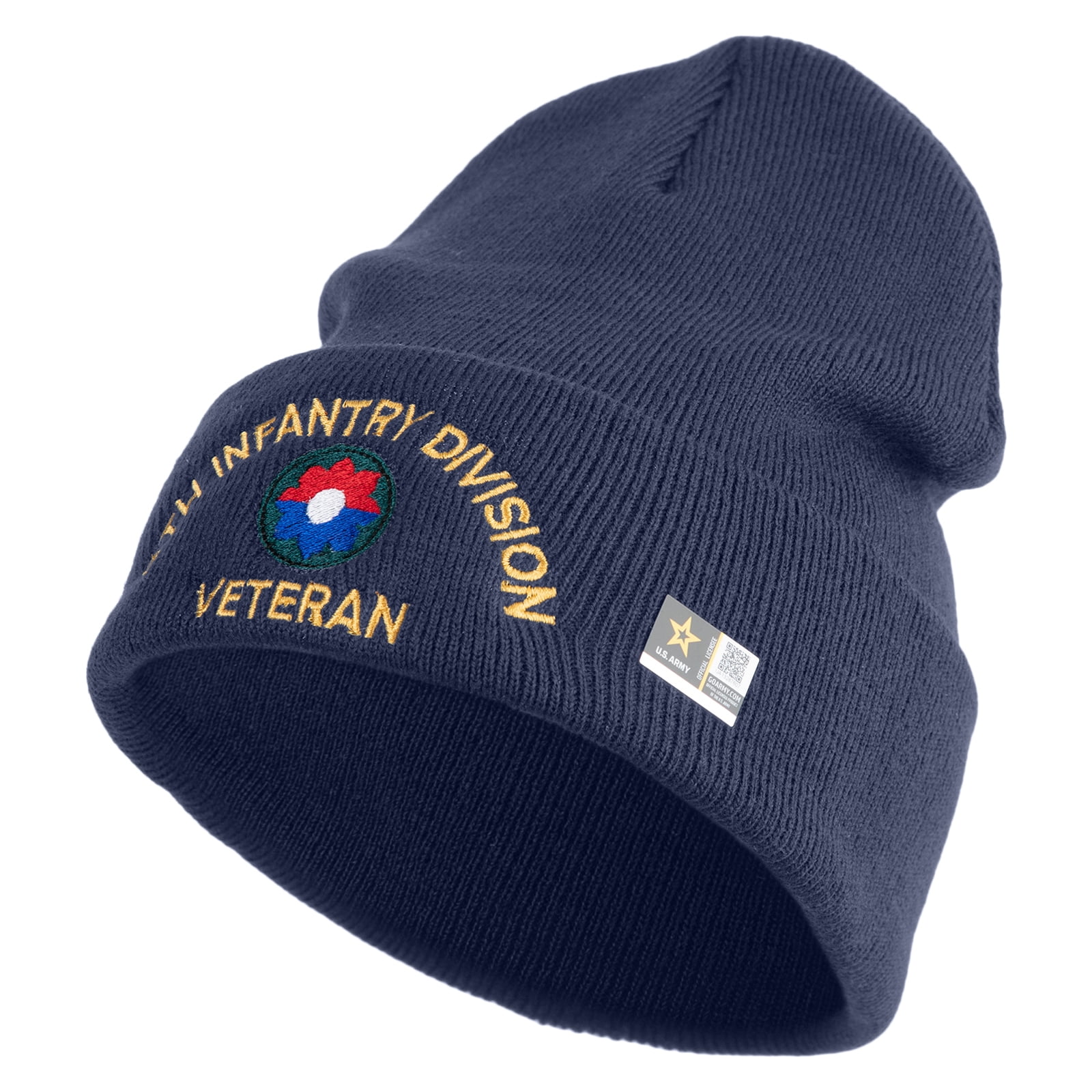 U.S. Army 9th Infantry Division Logo Embroidered 12 Inch Solid Knit ...