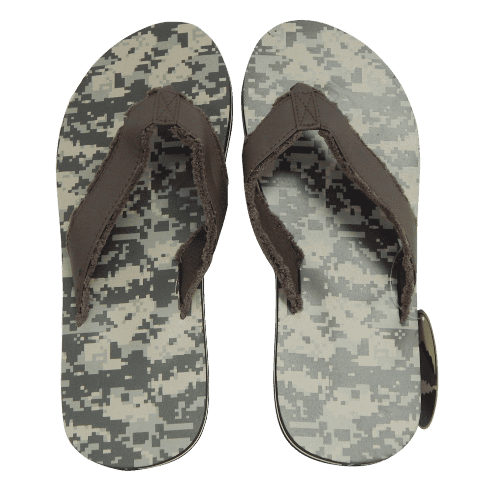 U.S. Army Adult Men Mossy Oak Camo Sandals Flip Flop Thong Camouflage ...