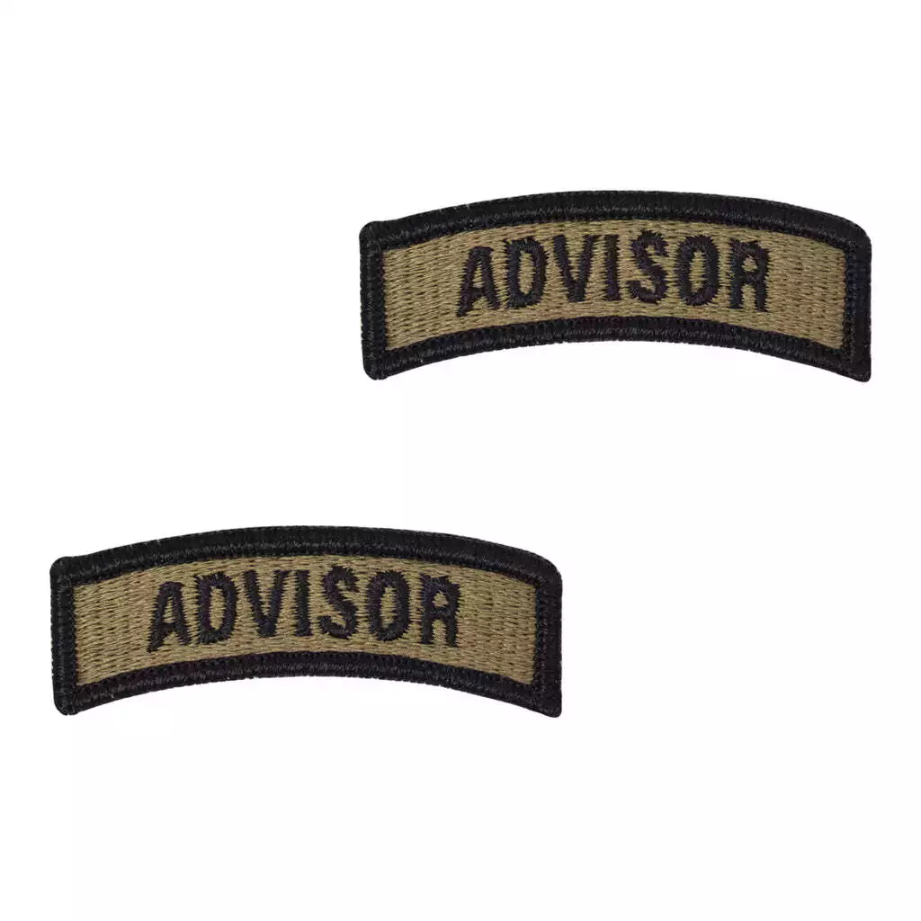 U.S. Army Advisor Tab for Genuine OCP Uniform with Hook Closure ...