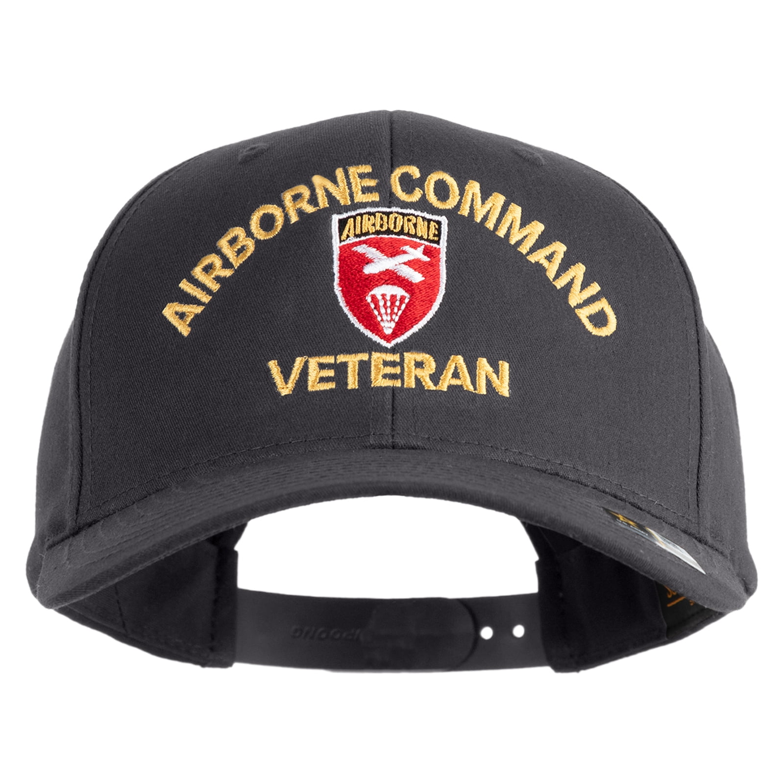 U.S. Army Airborne Command Embroidered Retro Cotton Blend Snapback Cap ...