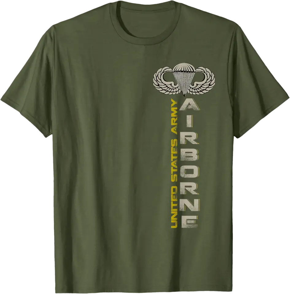 U.S Army Airborne Division Paratrooper Shirts Veterans Day T-Shirt ...