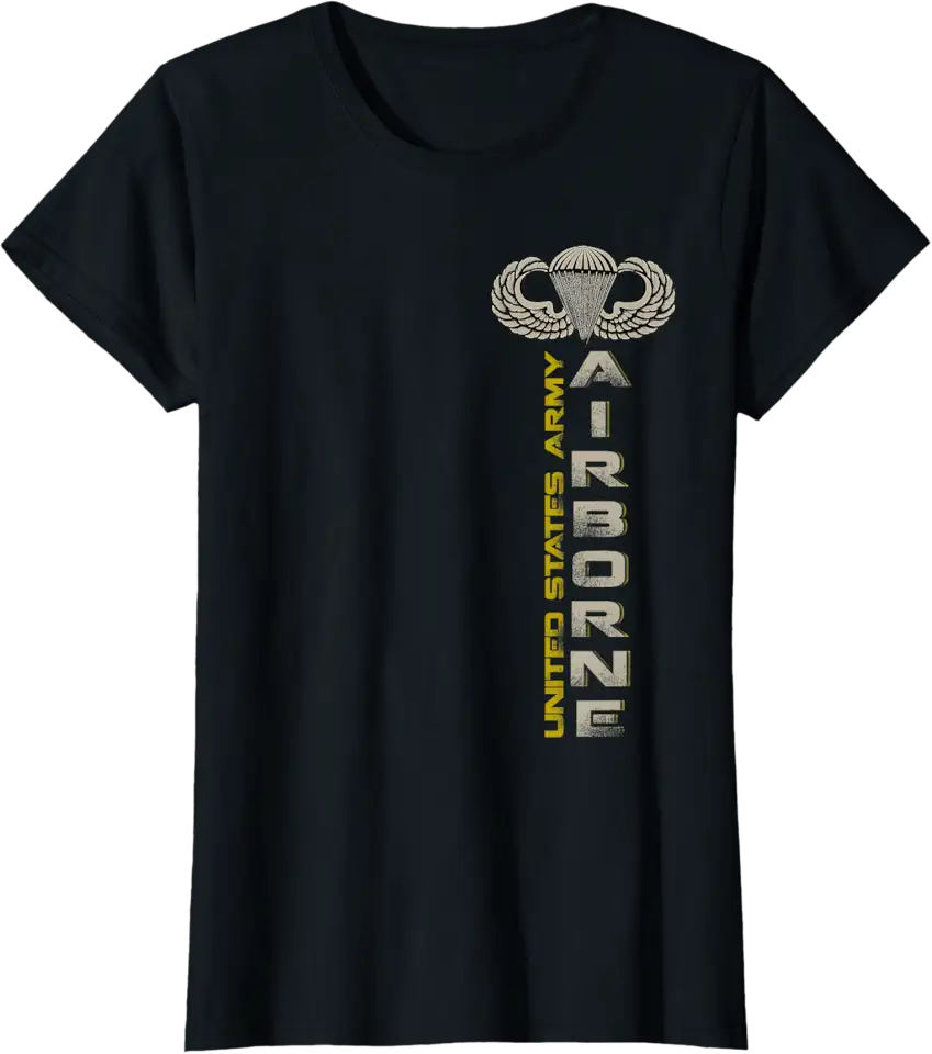U.S Army Airborne Division Paratrooper Shirts Veterans Day T-Shirt ...