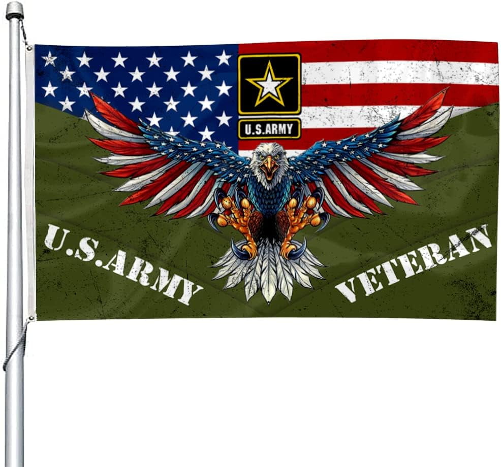 U.S. Army American Boeing AH-64 Apache Flag - UV Fade Resistant Double ...