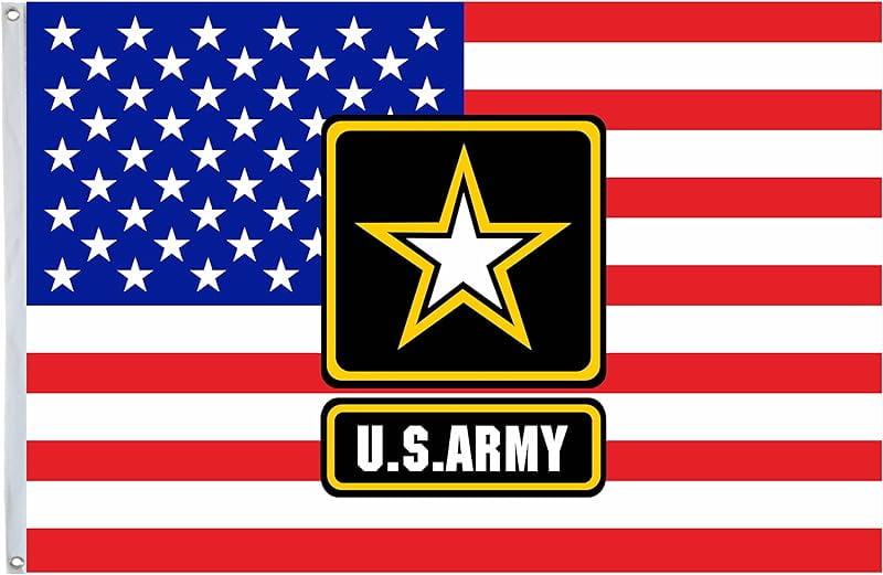 U.S. Army American Flag - UV Fade Resistant Double Printed and Double ...