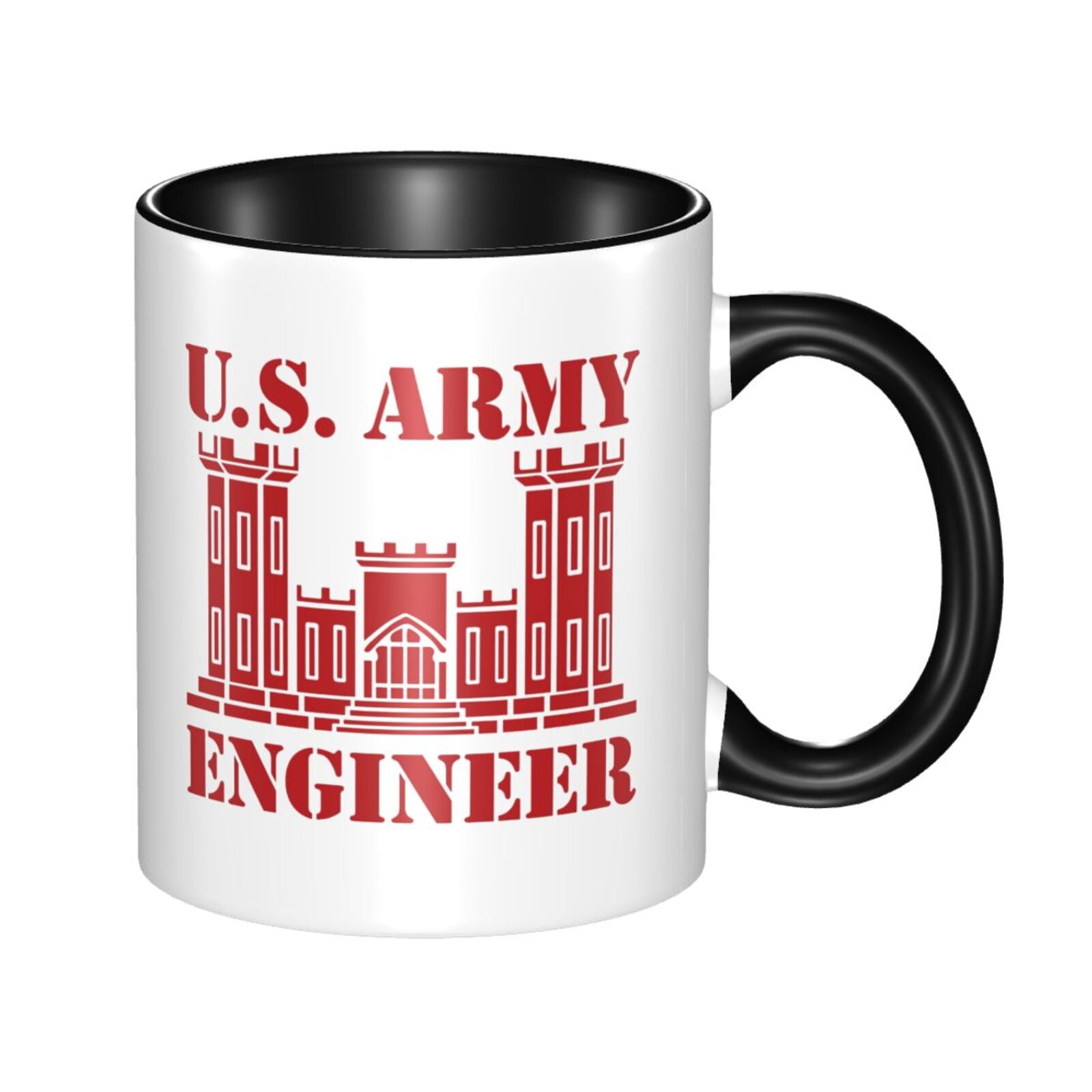 U S Army Combat Engineer Veteran Classic Coffee Mugs Stylish Ceramic ...