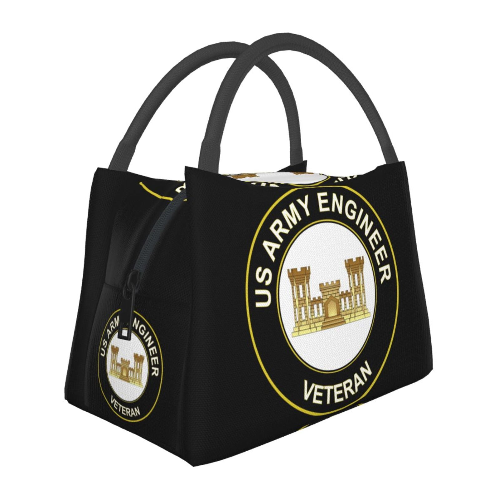 U S Army Combat Engineer Veteran Insulated Lunch Bag High Capacity ...