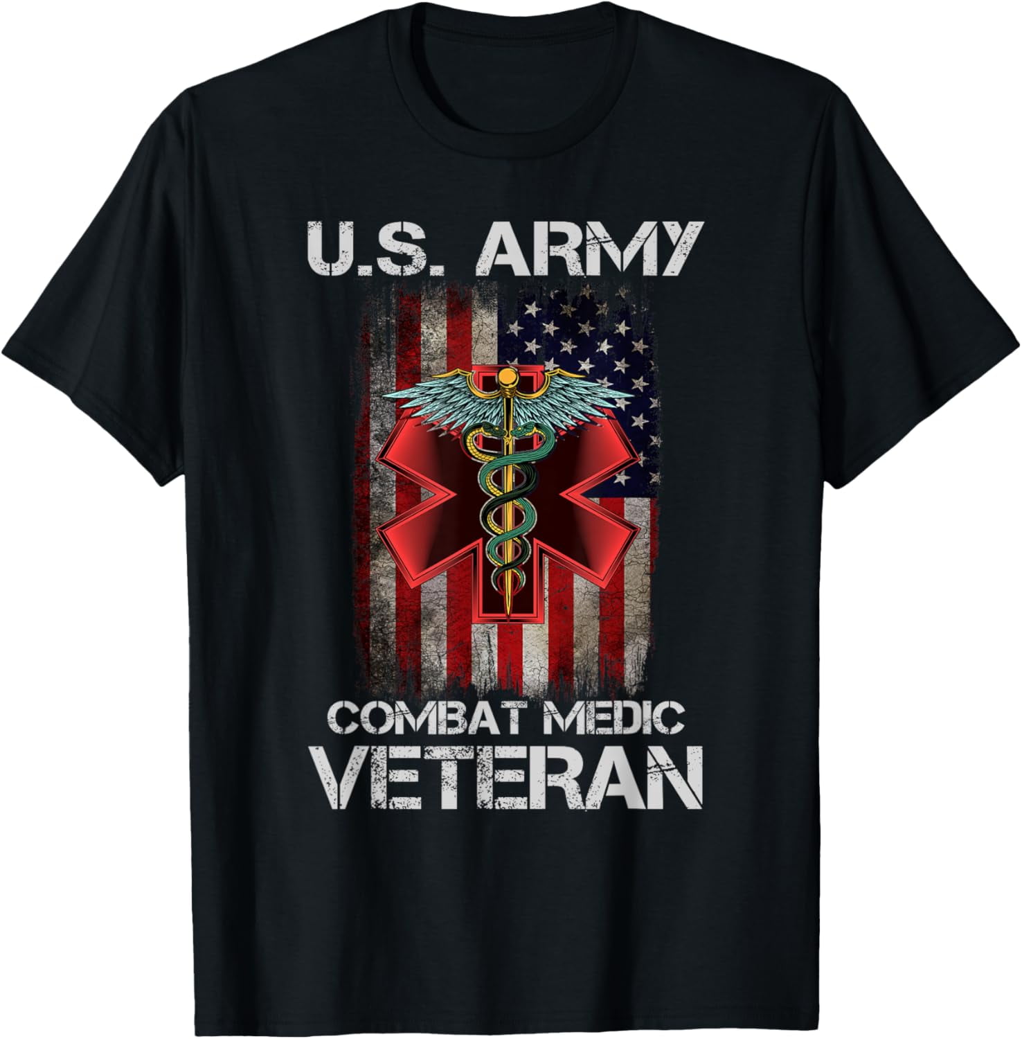 U.S. Army Combat Medic Veteran T-Shirt - Walmart.com