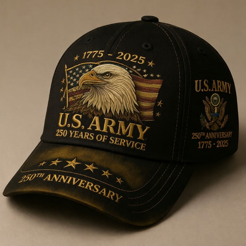 U.S. Army Commemorative Vintage Cap 250th Anniversary Unisex ...
