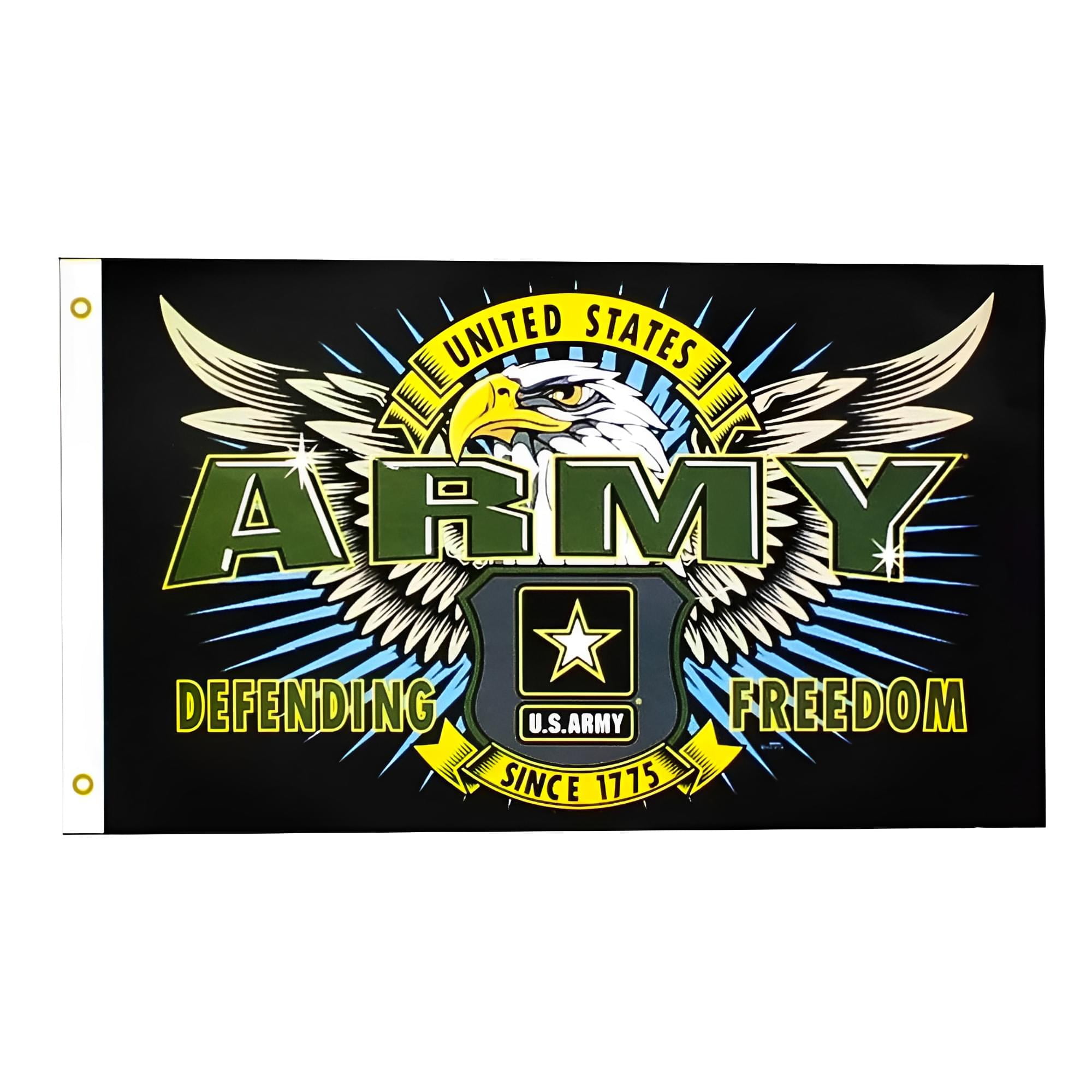 U.S. Army Defending Freedom Flag (3'x5') - Walmart.com
