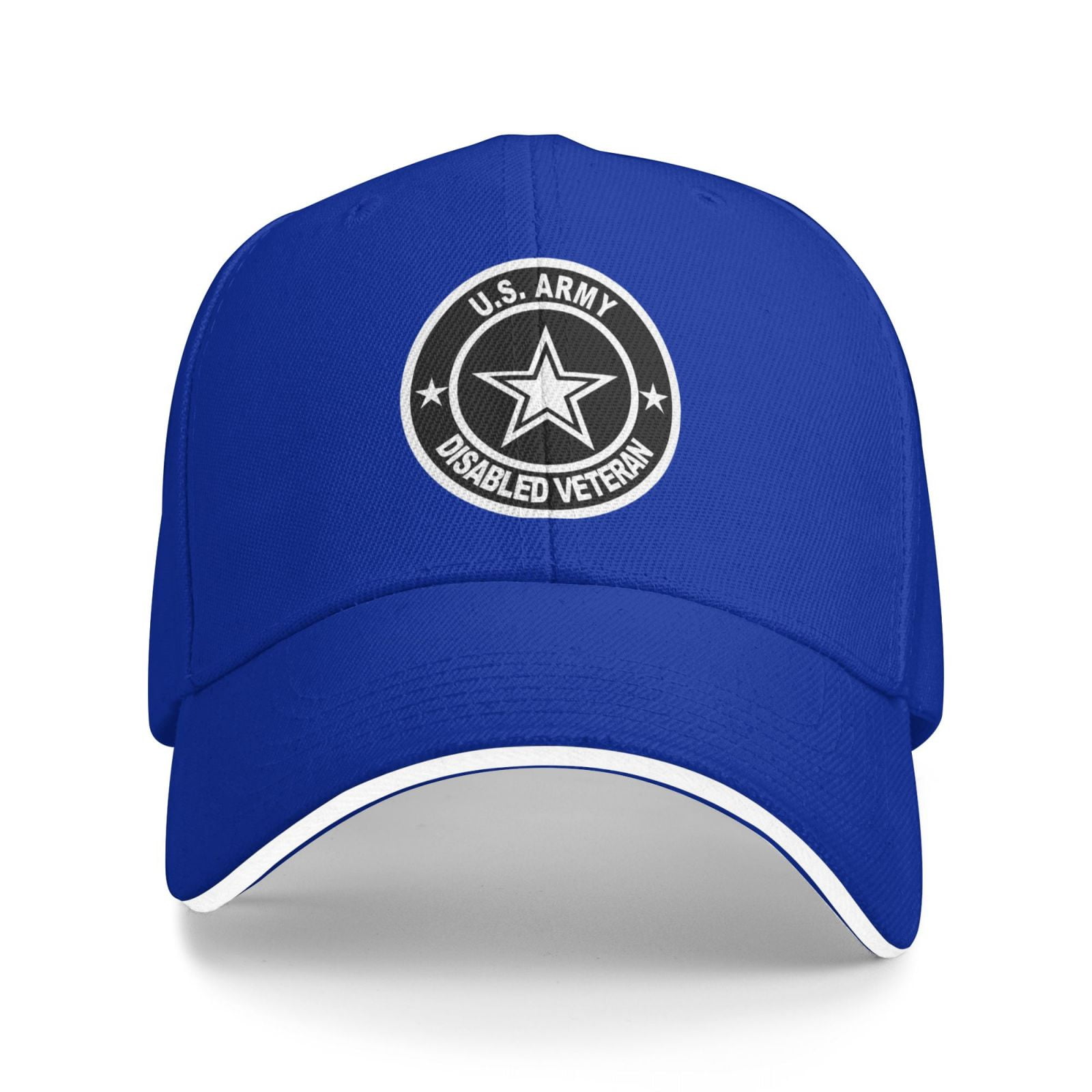 U.S. Army Disabled Veteran Men Women Sandwich Cap Classic Baseball ...