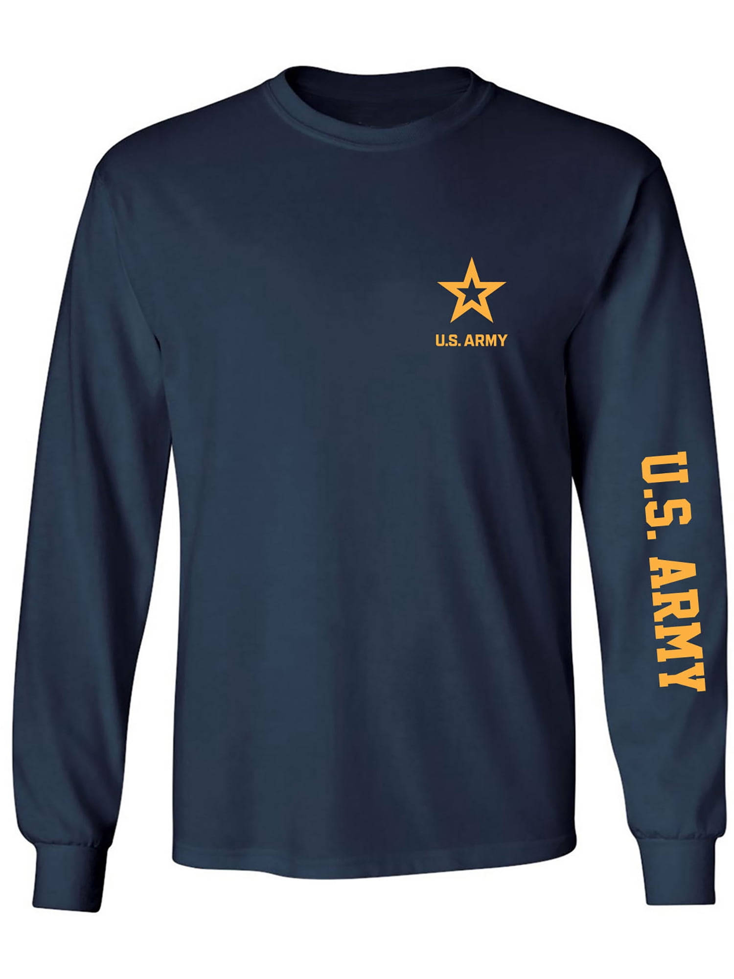 U.S. Army Gold Sleeve Print Adult Long Sleeve T-shirt - Walmart.com