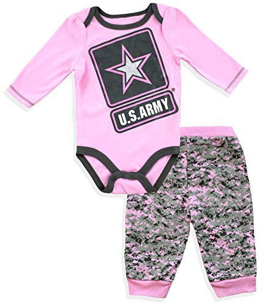 U.S. Army Infant Baby Girls' and Boys' 2-Piece Pants Clothing Set ...