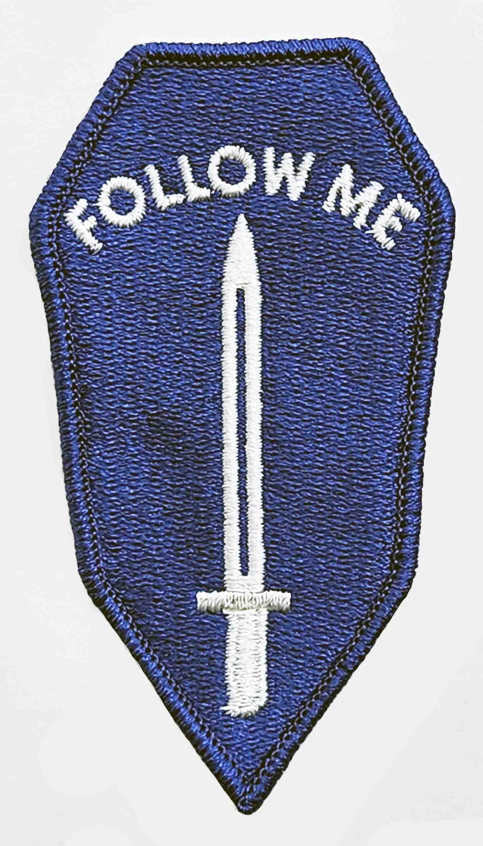 U.S. Army Infantry School "Follow Me" Service Uniform SUI Sew-on Patch ...