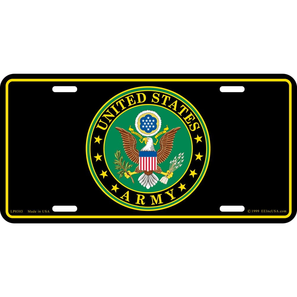 U.S. Army Logo Military License Plate - Walmart.com