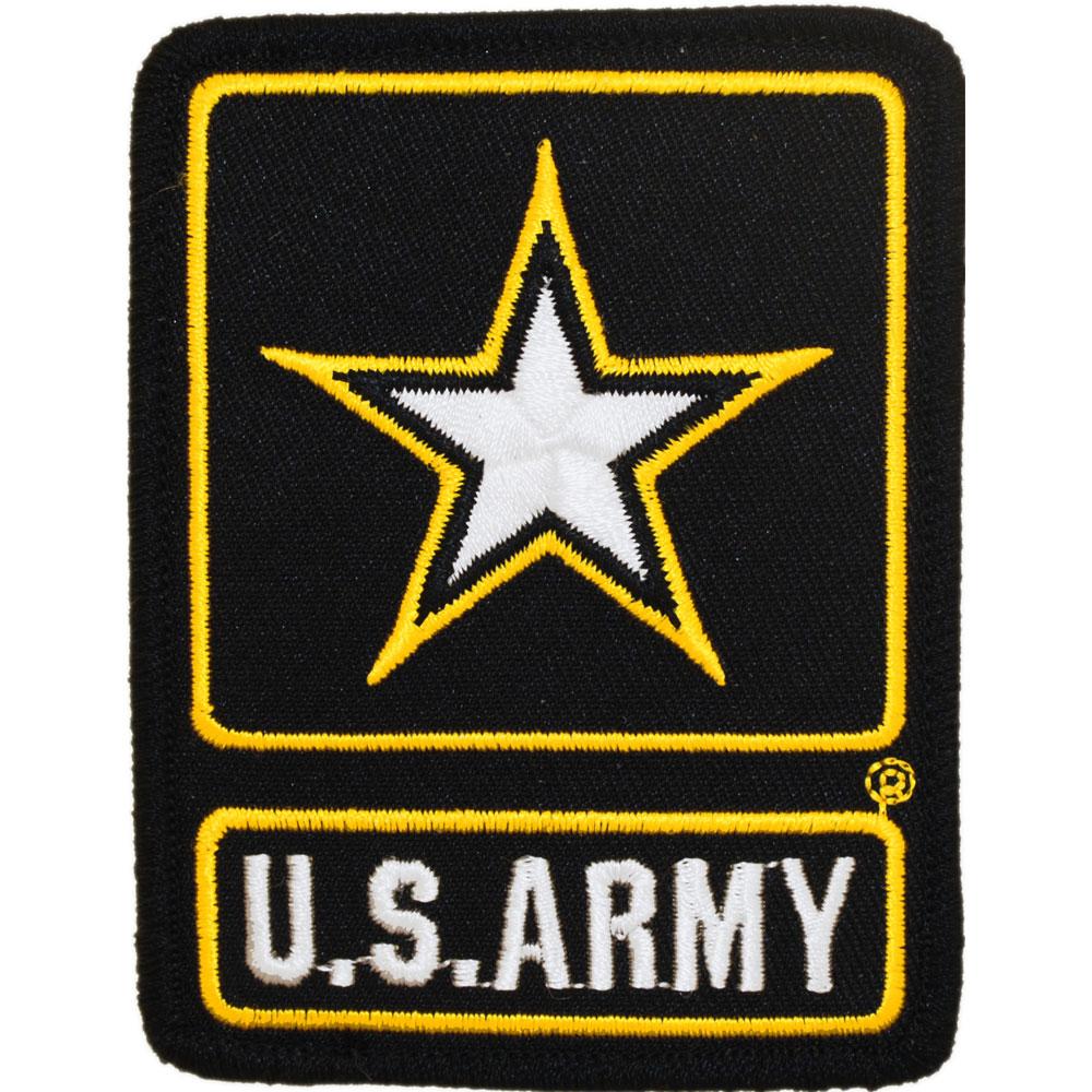 U.S. Army Logo Patch Black & White 3" - Walmart.com