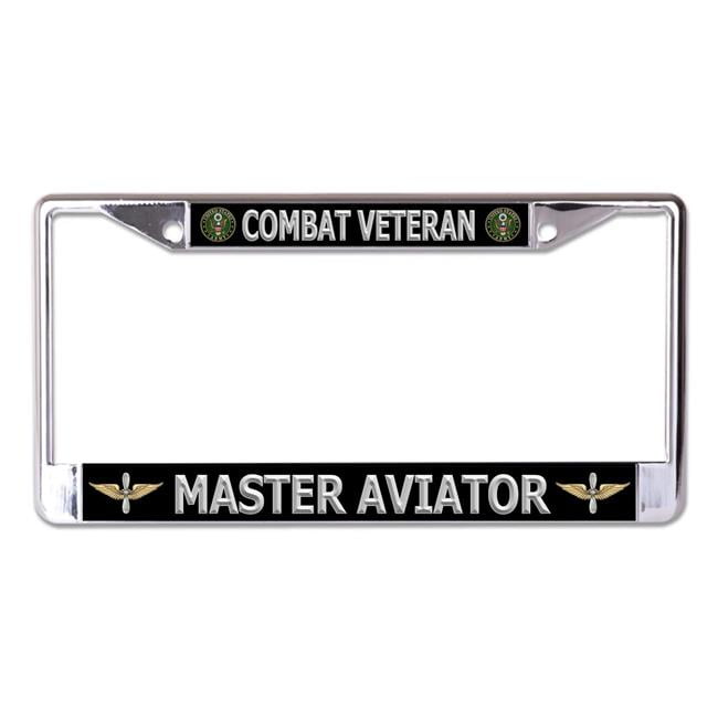 U.S. Army Master Aviator Chrome License Plate Frame - Walmart.com