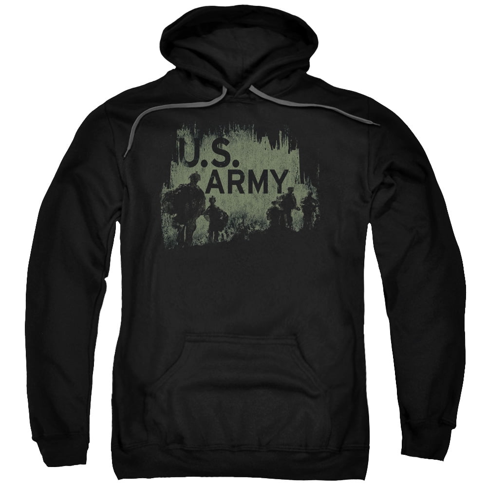 U.S. Army Men's Soilders Hooded Sweatshirt Black - Walmart.com