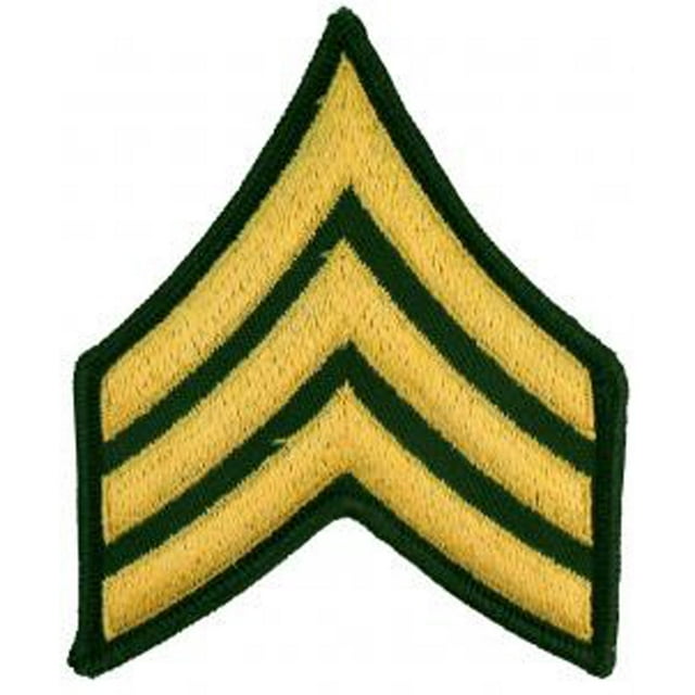 U.S. Army Pair of E5 Sergeant Dress Green Rank Patches 3" - Walmart.com