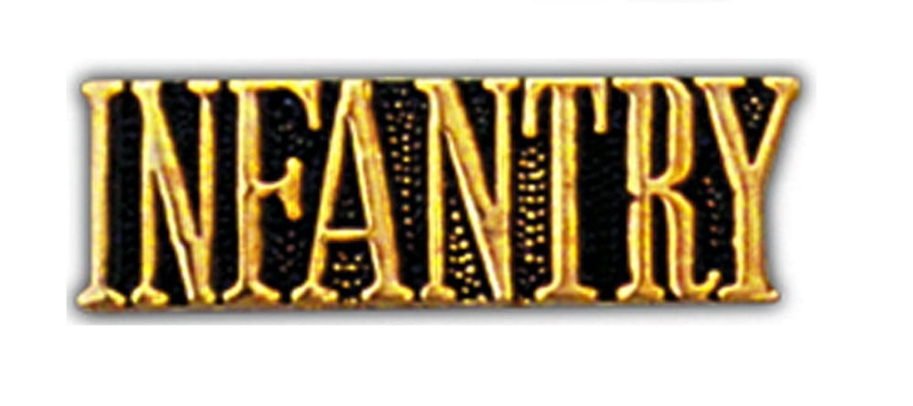 U.S. Army Pin, "INFANTRY" Scripted - Officially Licensed USA American ...