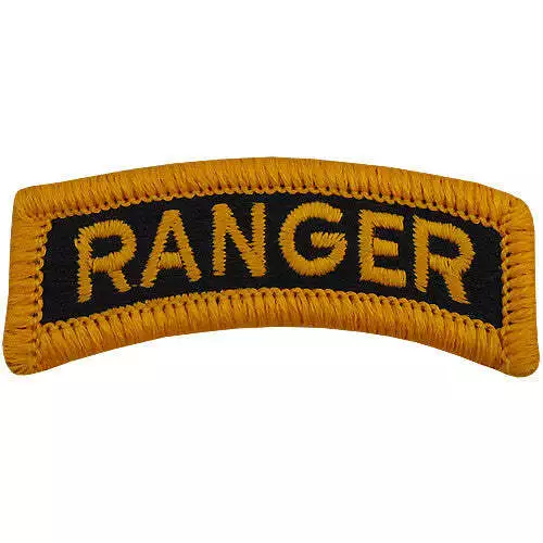 U.S. Army Ranger Tab Rocker Genuine Embroidered Full Color Pair ...