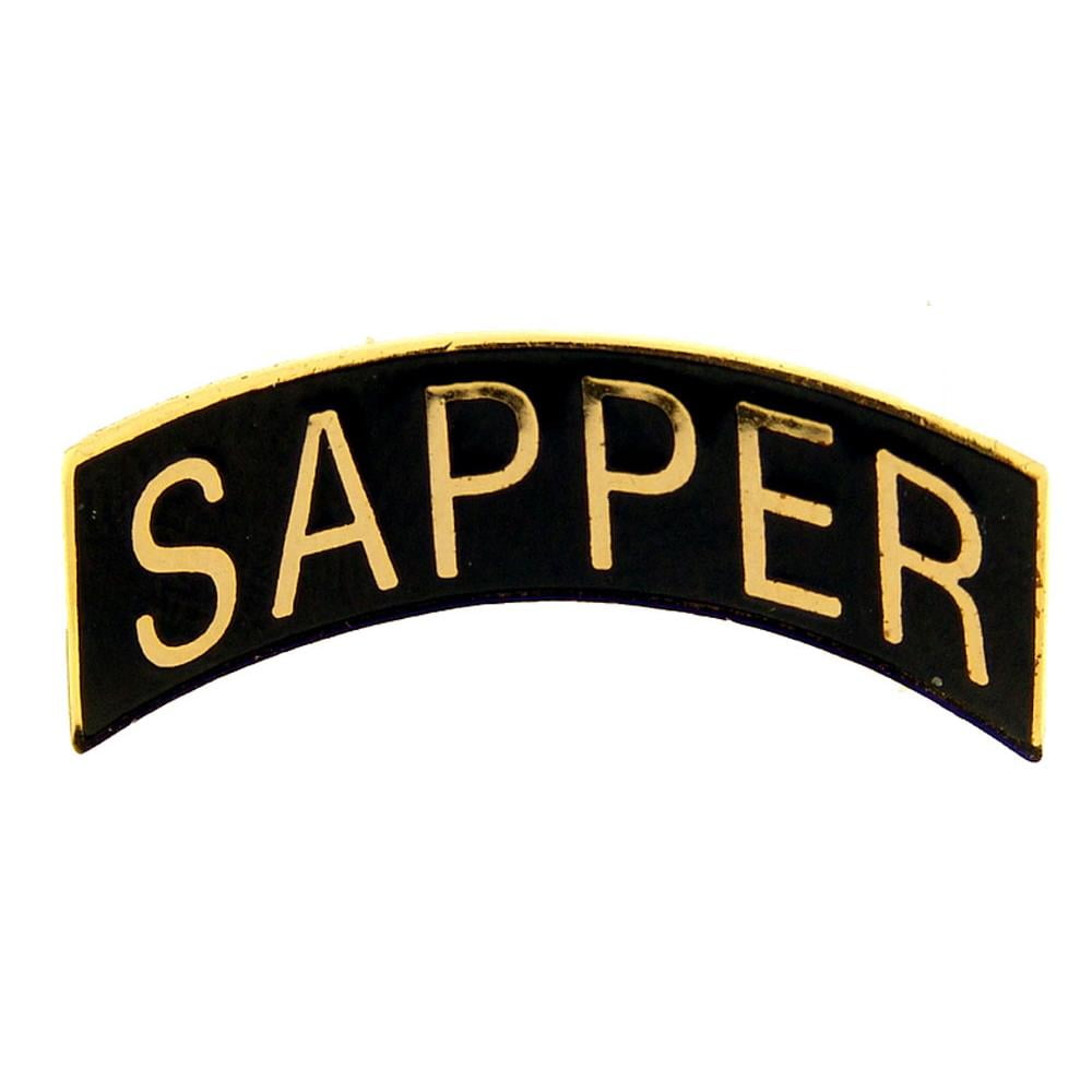 Eagle Emblems P14125 Pin - Army, Sapper, Tab - Red & White - 1.25 in ...