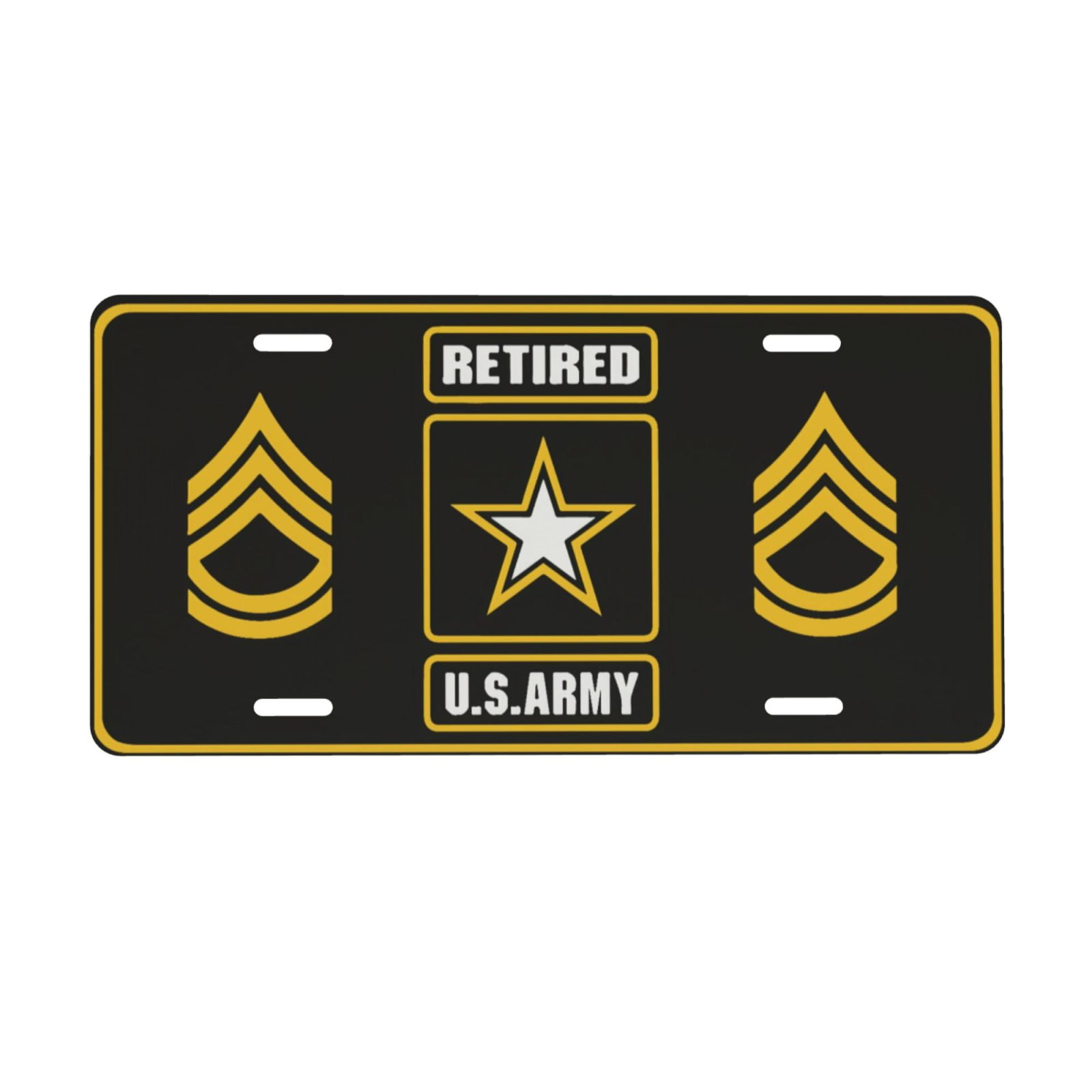 U.S. Army Sergeant First Class License Plate 6x12 Inch Thickening ...